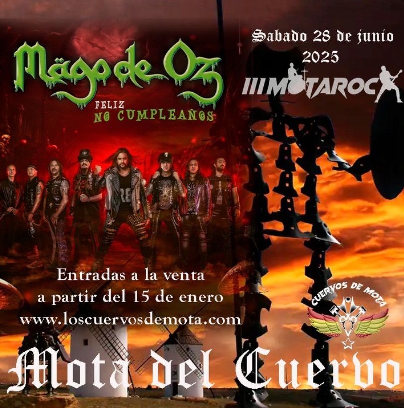 MotaRock - Mägo de Oz - Feliz No Cumpleaños 2025 - 28/06/2025 - Mota del Cuervo, Cuenca - Los ...