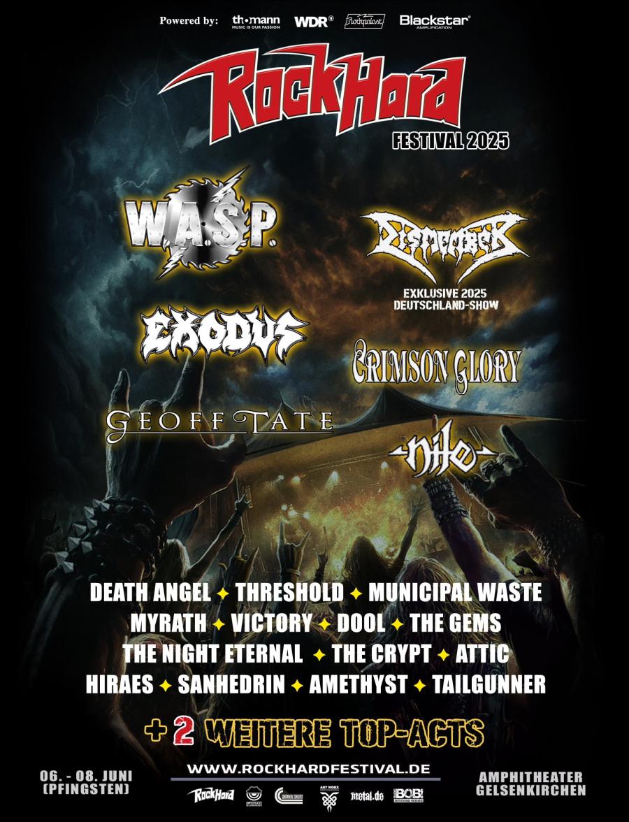Rock Hard Festival 2025 - 06/06/2025 (3 days) - Gelsenkirchen ...