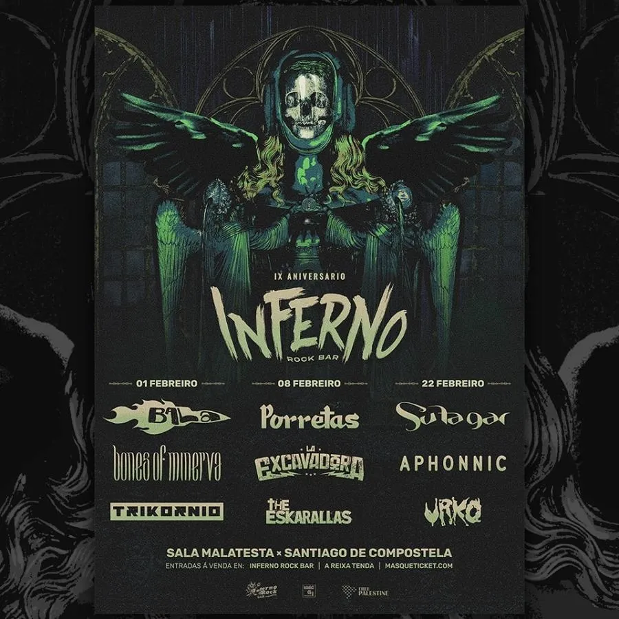 Inferno Rock Bar - IX Aniversario - 08/02/2025 - Santiago de Compostela ...