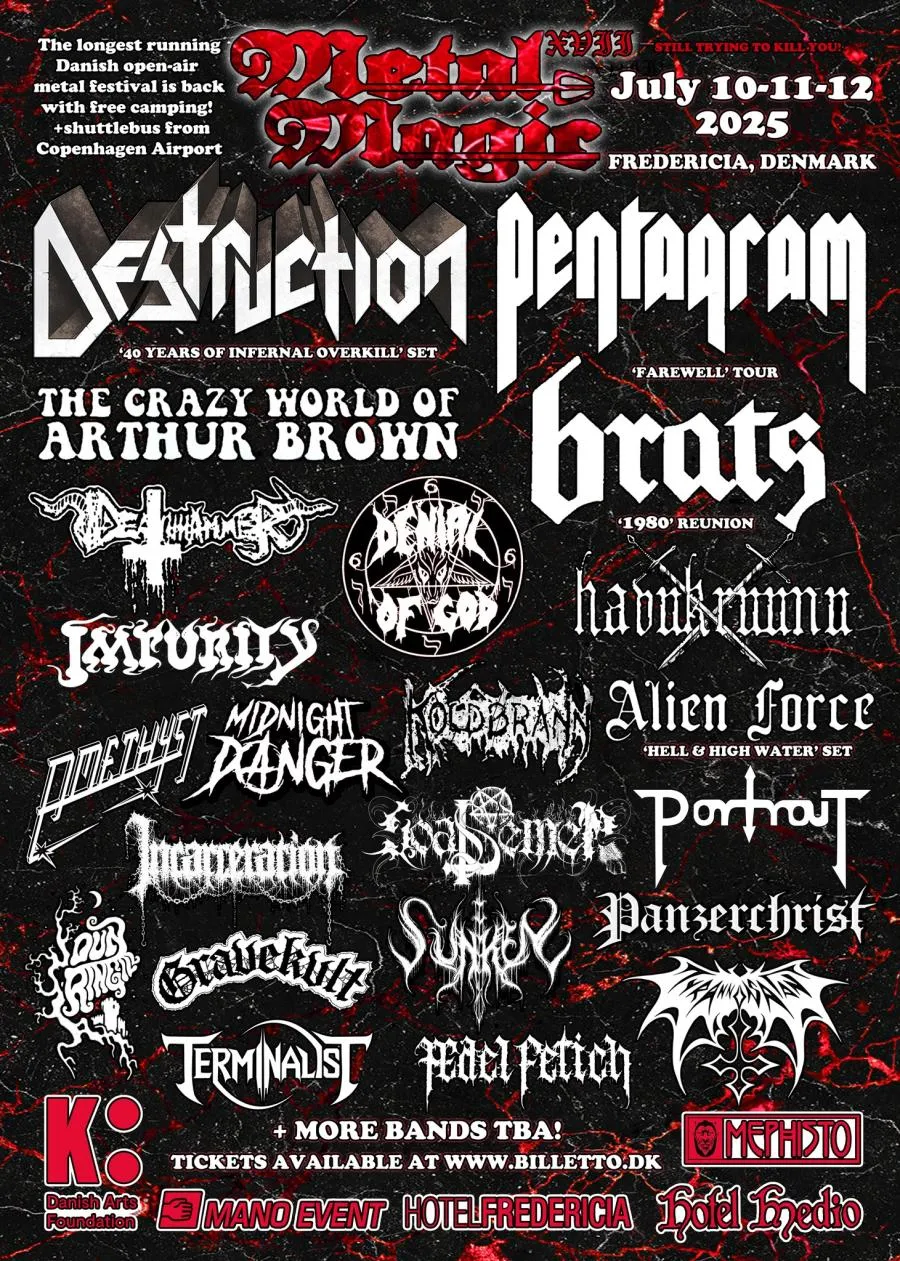 Metal Magic 2025 - 10/07/2025 (3 days) - Fredericia - Metal Magic - Denmark