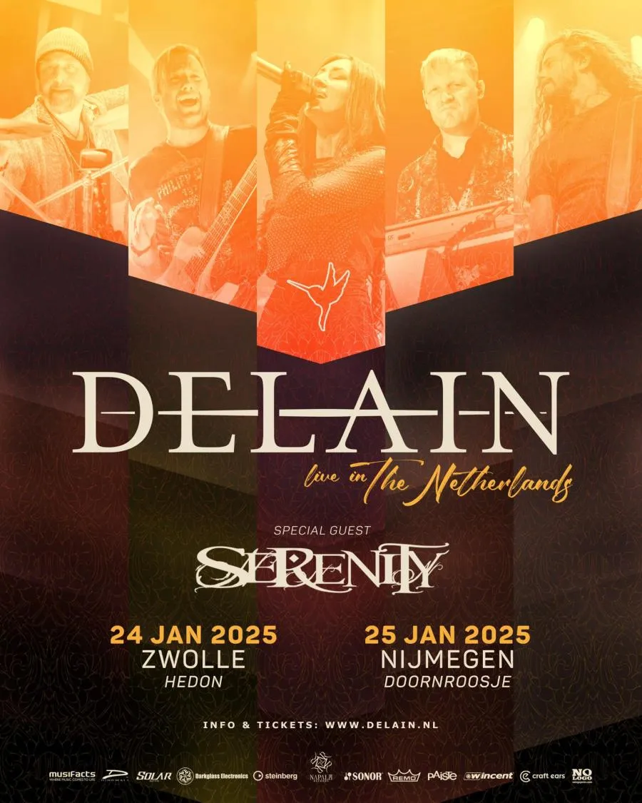 Event Delain - 25/01/2025 - Nijmegen - Doornroosje - Netherlands