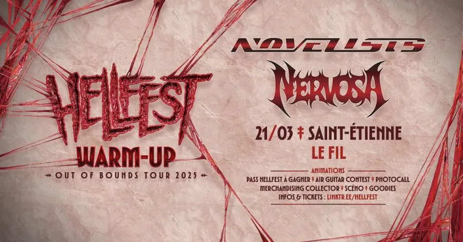 Hellfest Warm-up Tour 2025 - 21/03/2025 - Saint Etienne - Le Fil - France