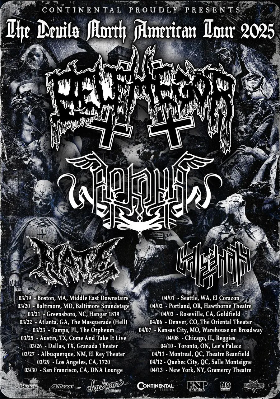 Belphegor - The Devils North American Tour 2025 - 23/03/2025 - Tampa ...