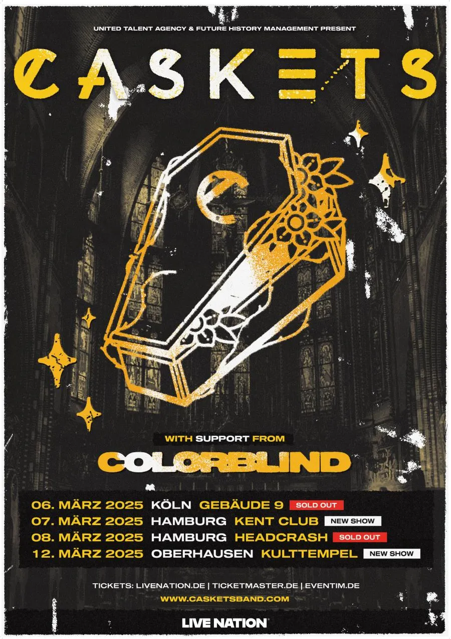 Event Caskets - 12/03/2025 - Oberhausen - Kulttempel - Germany