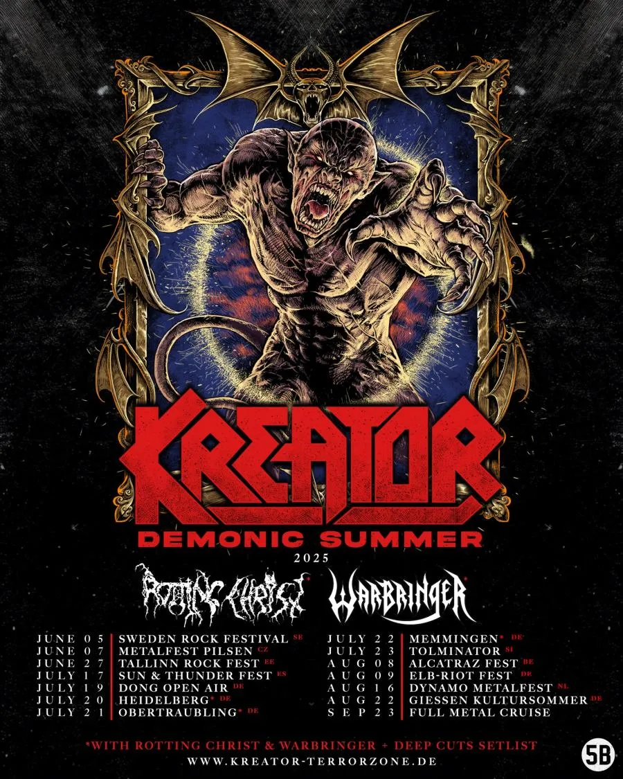 Kreator + Rotting Christ + Warbringer - 21/07/2025 - Obertraubling ...