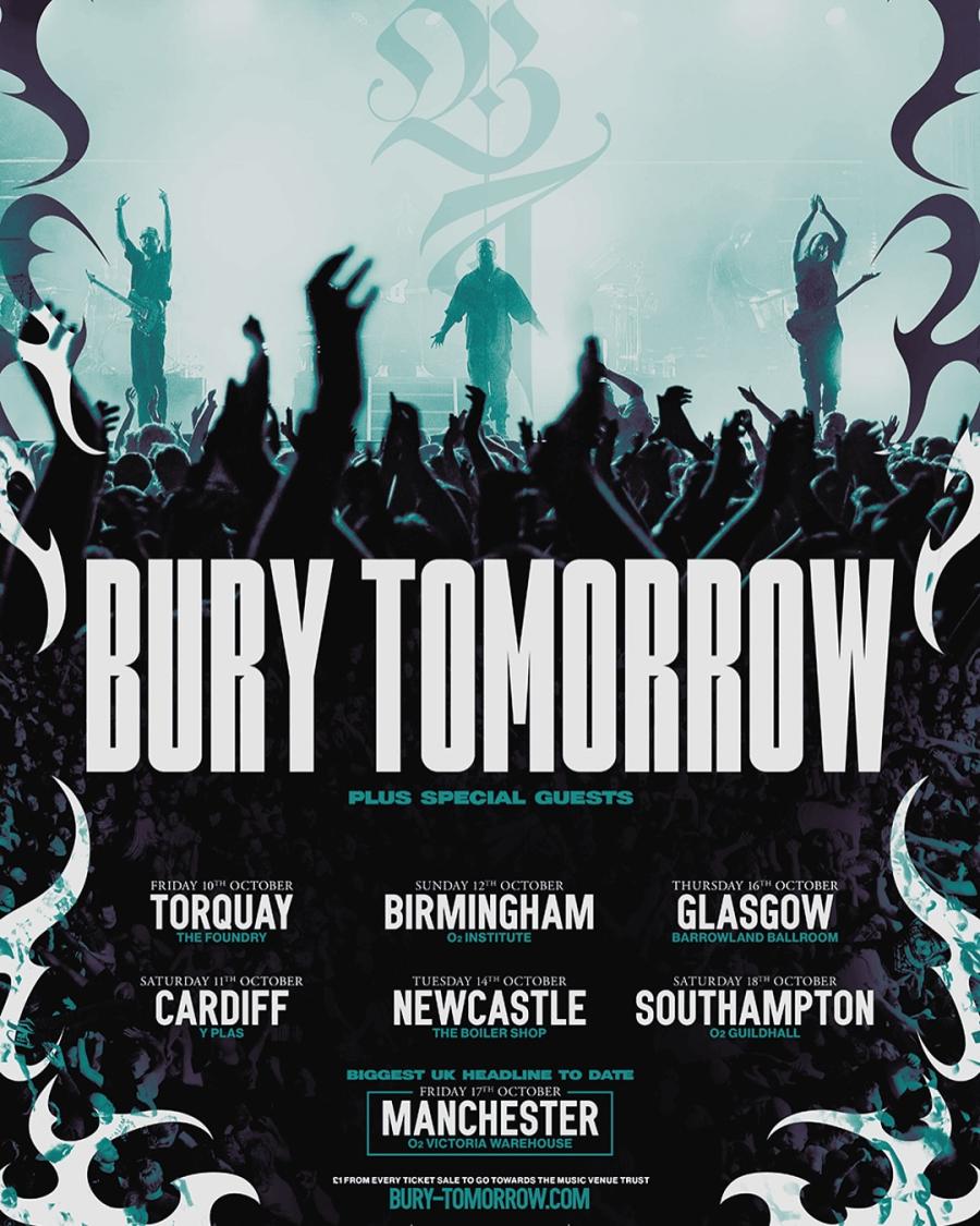 Event Bury Tomorrow - 18/10/2025 - Southampton - Guildhall - United Kingdom