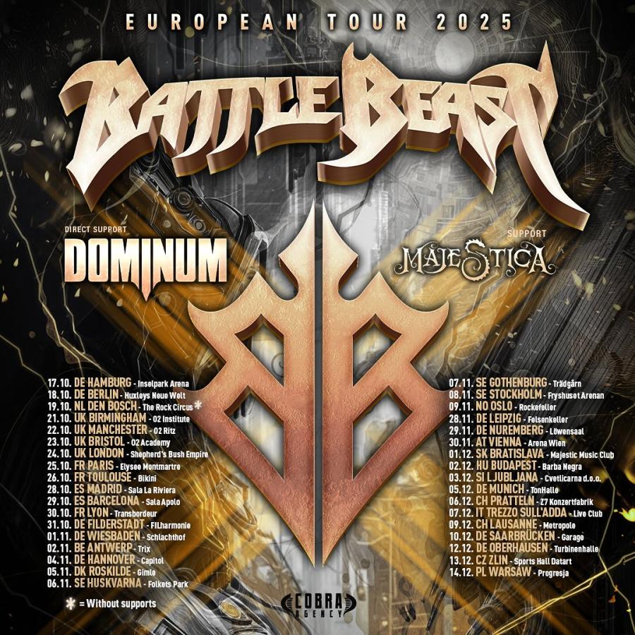 Event Battle Beast - 13/12/2025 - Zlin - Sports Hall Datart - Czechia