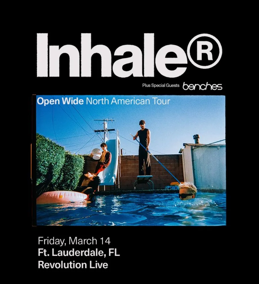 Event Inhaler - 14/03/2025 - Fort Lauderdale - Revolution Live - United ...