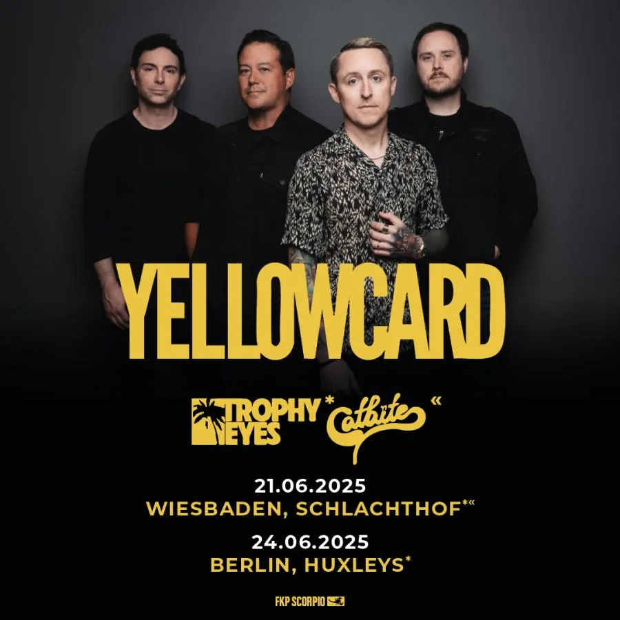 Event Yellowcard - 24/06/2025 - Berlin - Huxleys - Germany