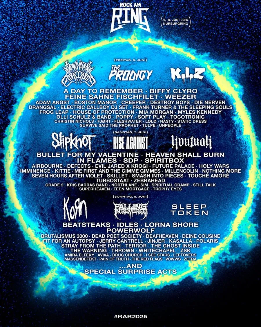Rock am Ring 2025 - 06/06/2025 (3 days) - Nürburg - Nürburgring - Germany