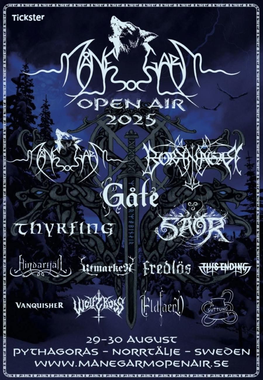 Månegarm Open Air 2025 - 29/08/2025 (2 days) - Norrtälje - Pythagoras ...