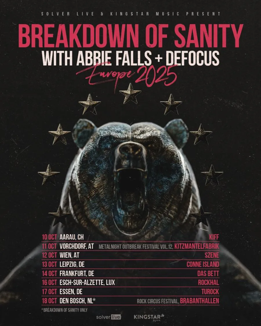 Event Breakdown of Sanity - 16/10/2025 - Esch-sur-Alzette - Rockhal ...