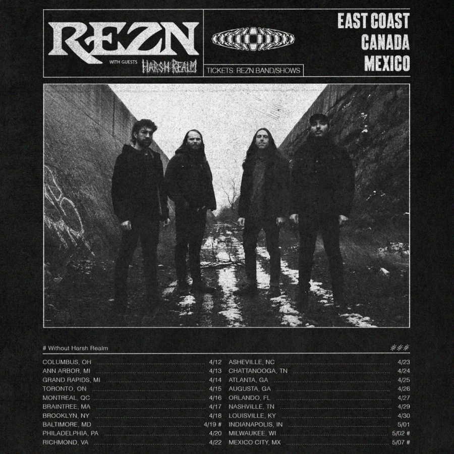 Rezn - USA/Canada/Mexico Tour 2025 - 20/04/2025 - Philadelphia ...