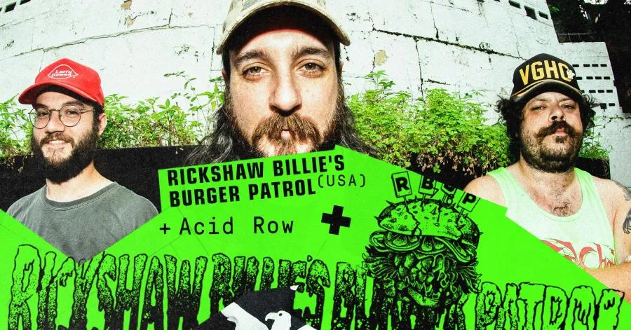 Rickshaw Billie's Burger Patrol + Acid Row - 07/06/2025 - Prague - Bike ...