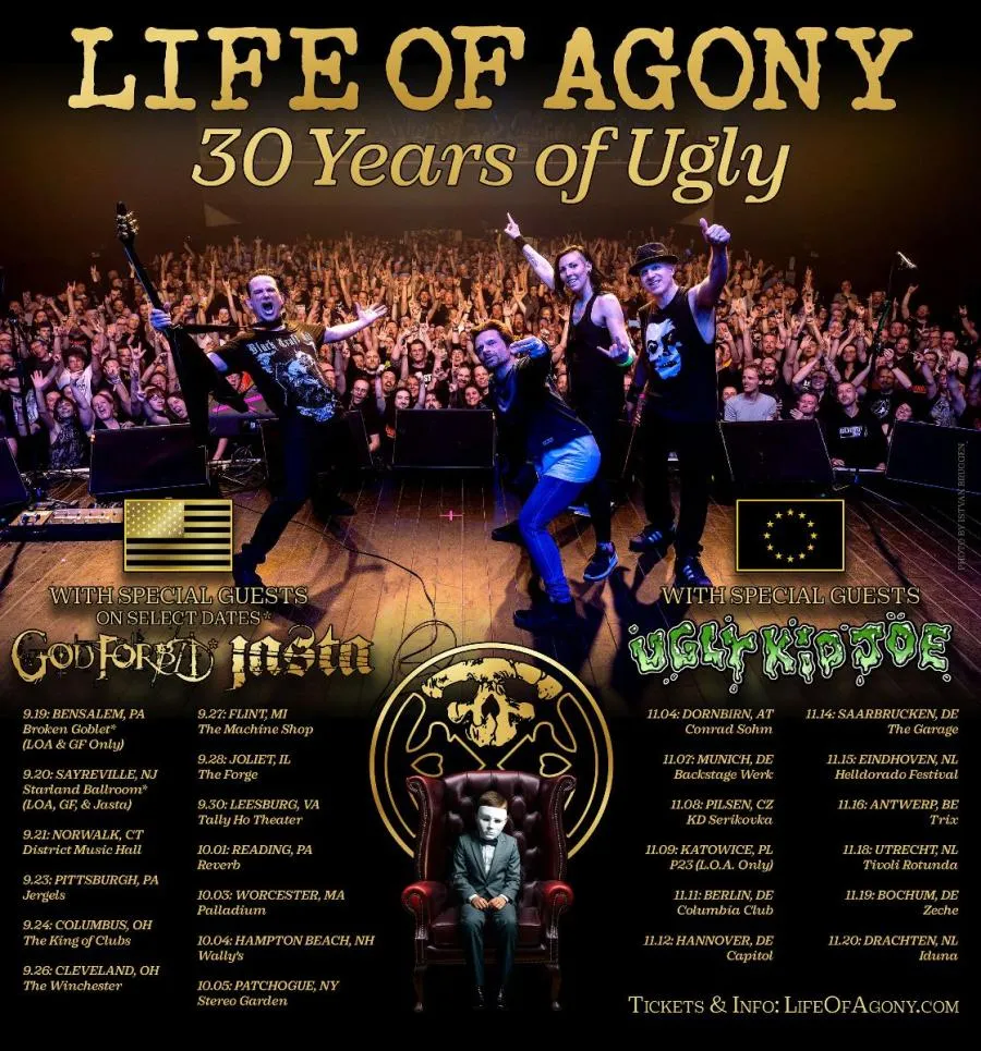 Event Life of Agony - 26/09/2025 - Cleveland - The Winchester - United ...