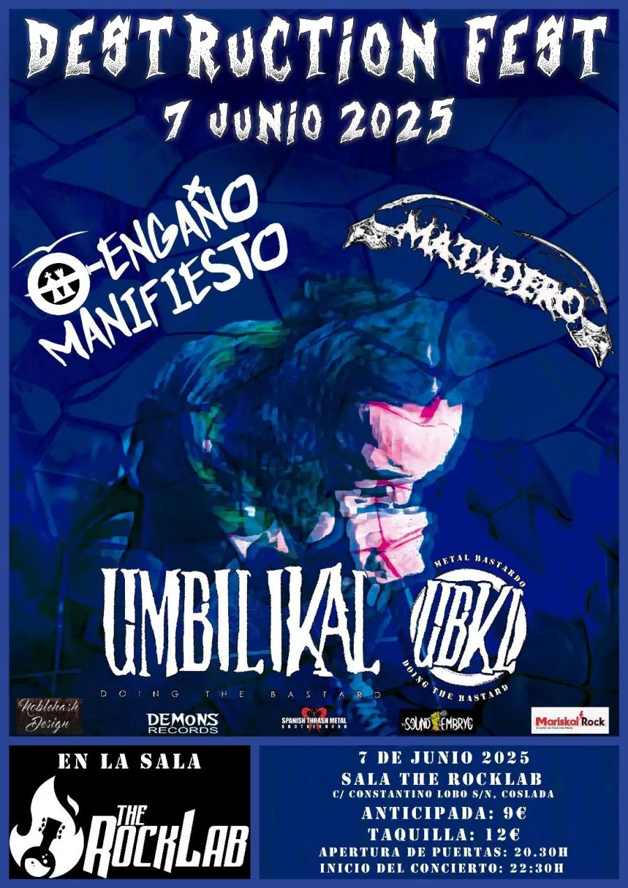 Destruction Fest 2025 - 07/06/2025 - Coslada Madrid - The Rocklab - Spain