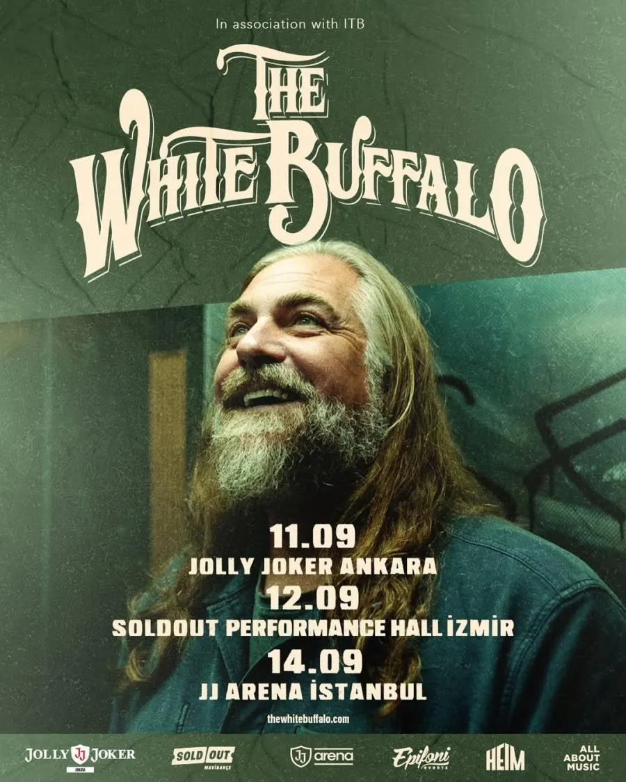 Event The White Buffalo - 14/09/2025 - Istanbul - Jolly Joker Arena ...