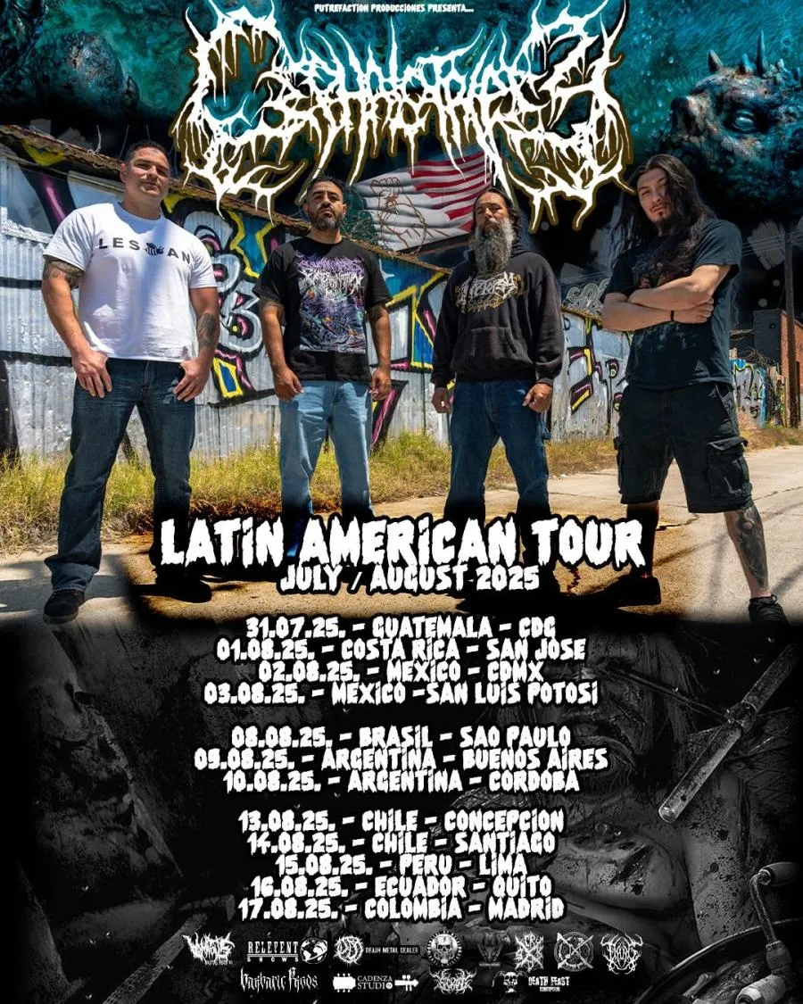 Cephalotripsy's Latin American Tour 2025 - 13/08/2025 - Concepción ...
