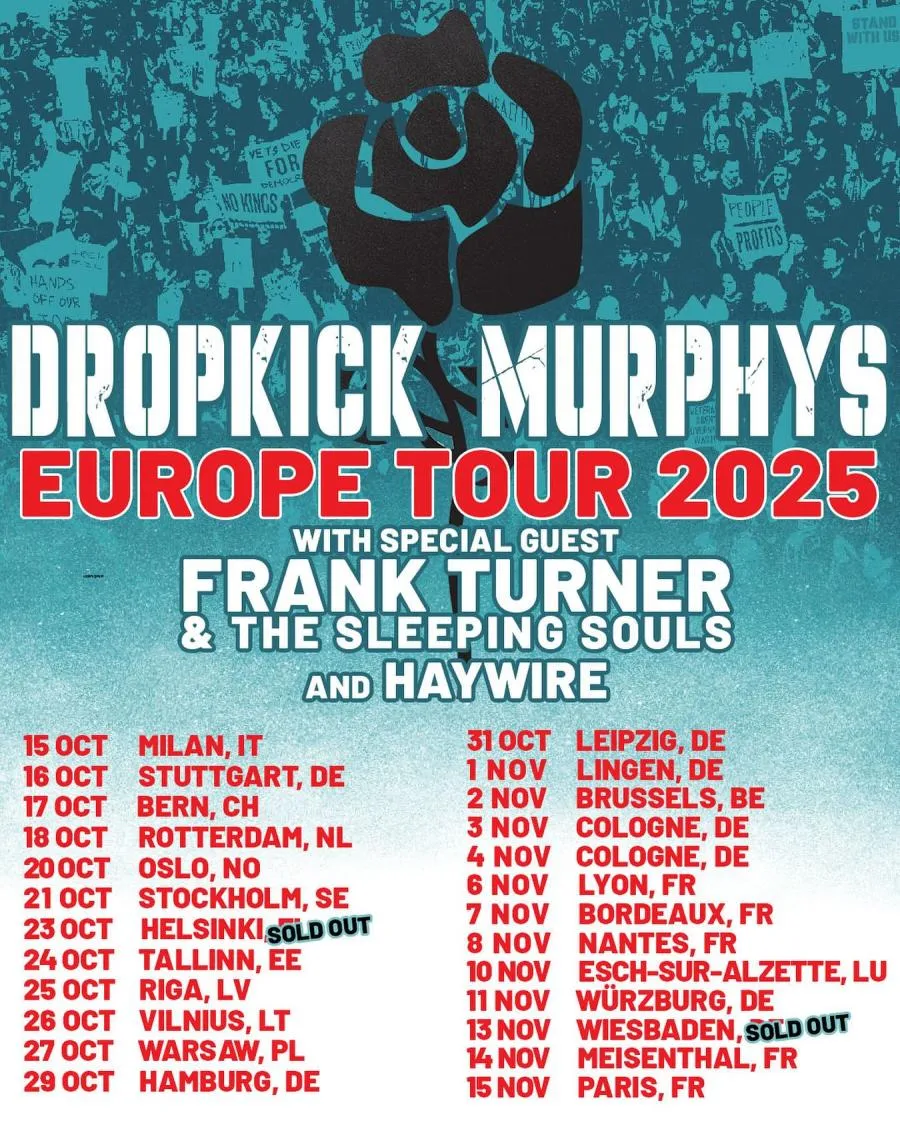 Event Dropkick Murphys - 29/10/2025 - Hamburg - Sporthalle - Germany
