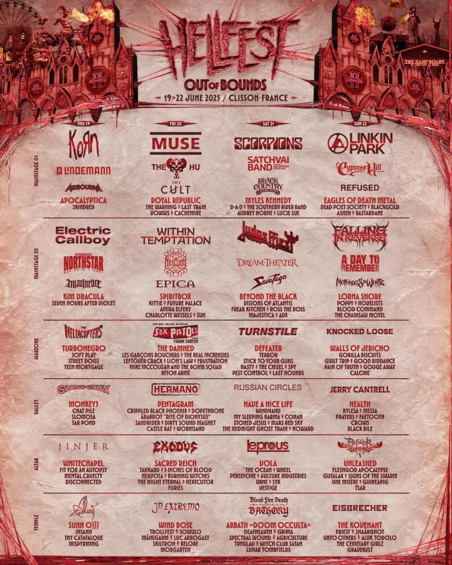 Hellfest 2025 - 19/06/2025 (4 days) - Clisson - France