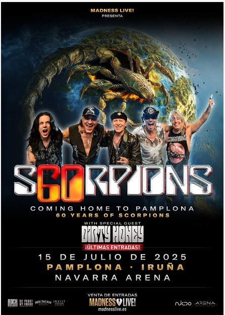Scorpions - 60 Years Tour 2025 - 15/07/2025 - Pamplona - Navarra Arena ...