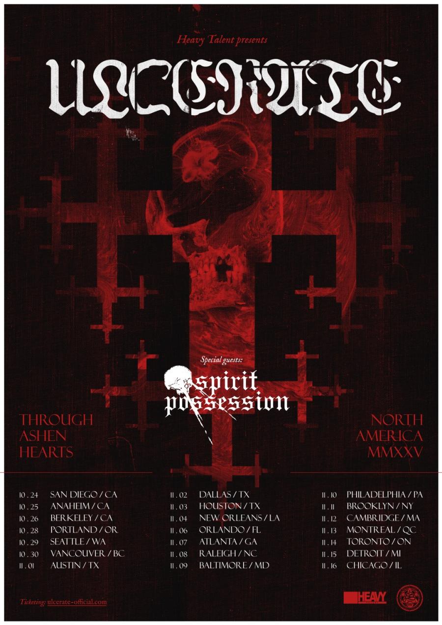 Ulcerate - North America 2025 - 06/11/2025 - Orlando - Conduit - United ...