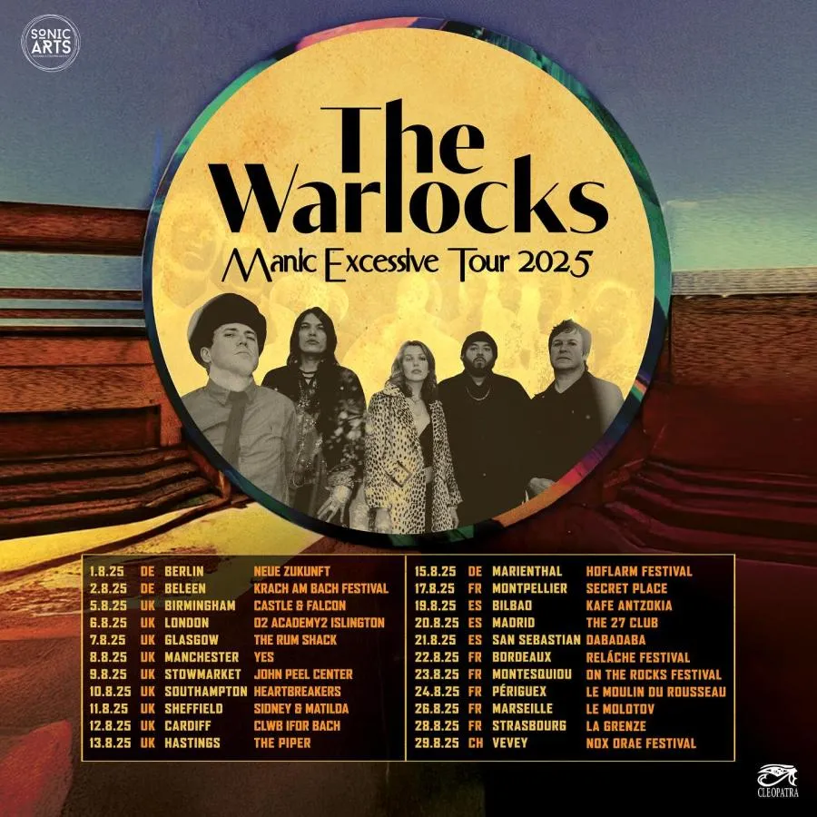 The Warlocks - Manic Excessive Tour 2025 - 20/08/2025 - Madrid - The 27 ...