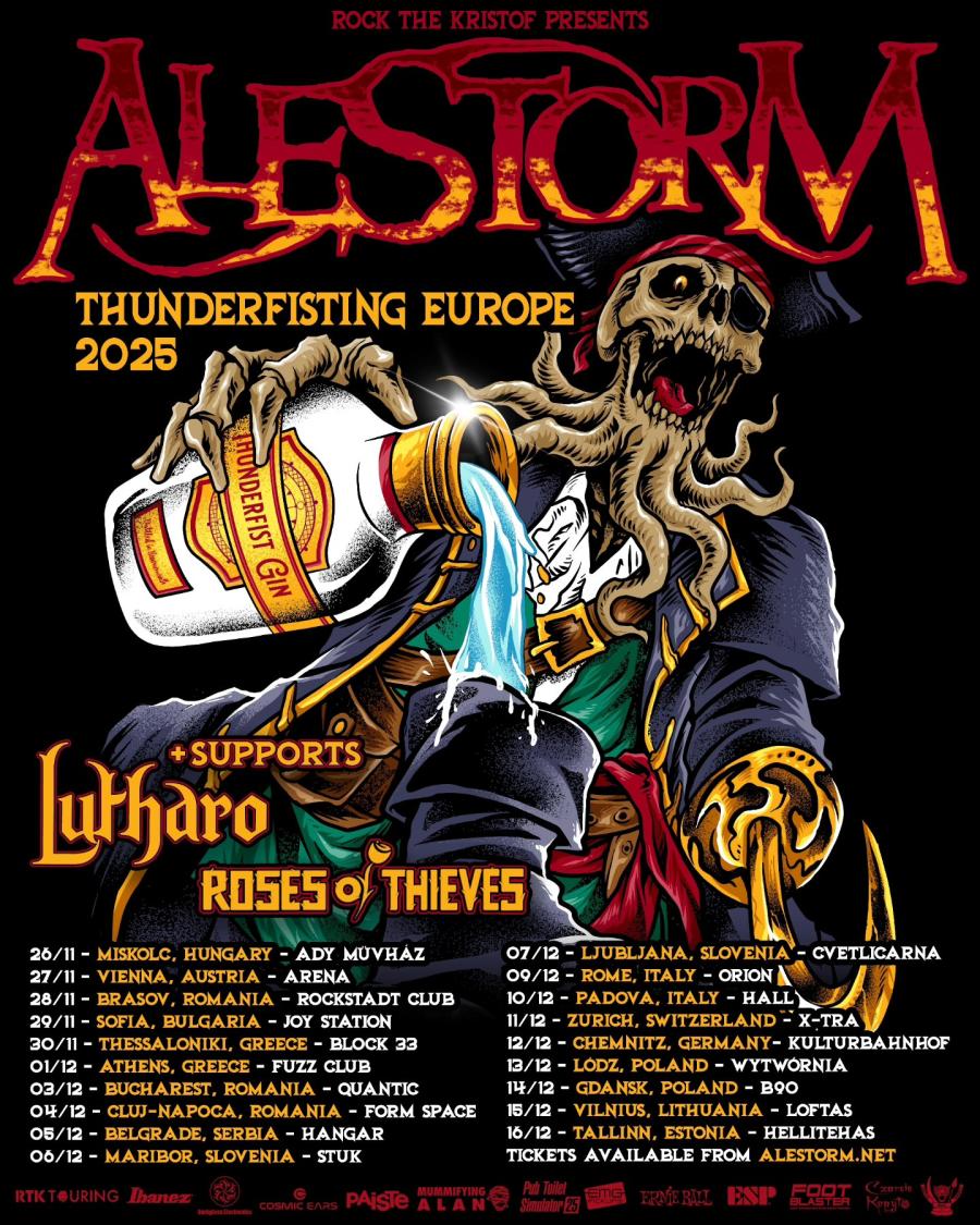 Event Alestorm - 12/12/2025 - Chemnitz - Kulturbahnhof - Germany