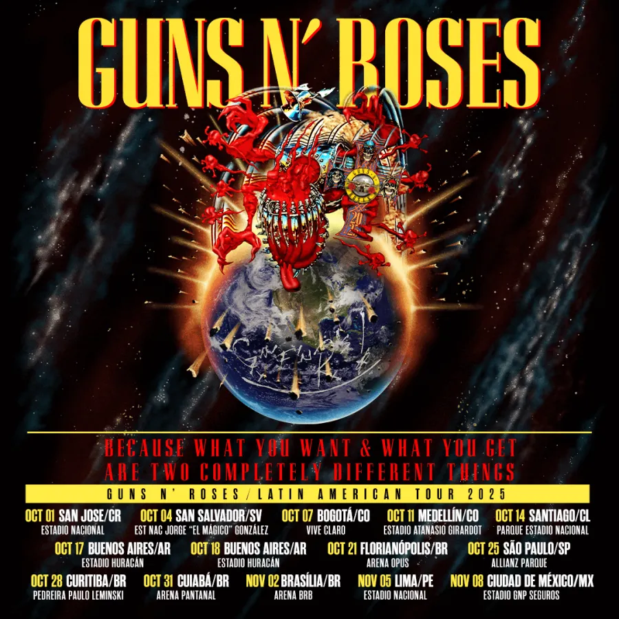 Event Guns N' Roses - 08/11/2025 - Mexico City - Estadio GNP Seguros - Mexico