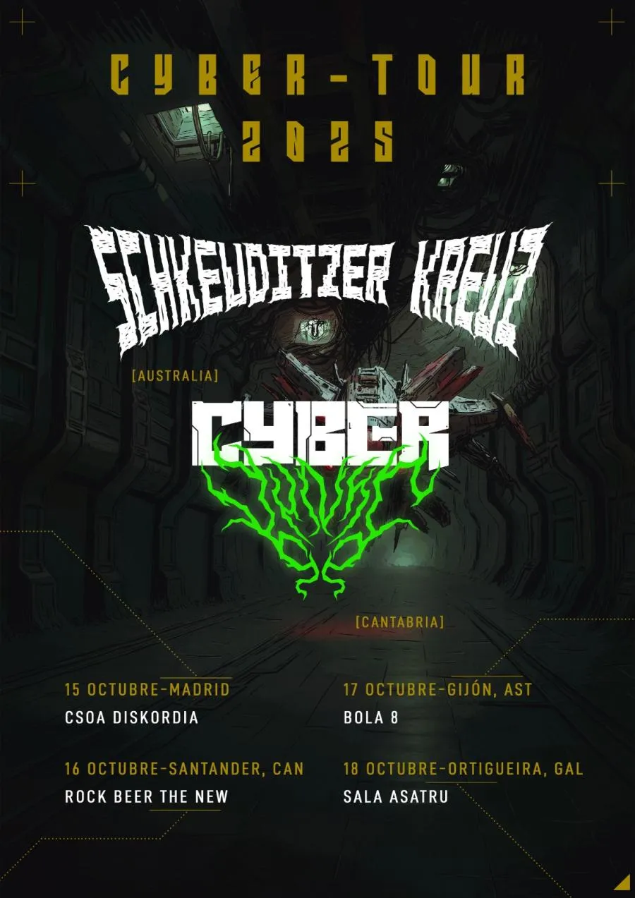 Cyber Tour 2025 - 16/10/2025 - Santander - Rock Beer the New - Spain