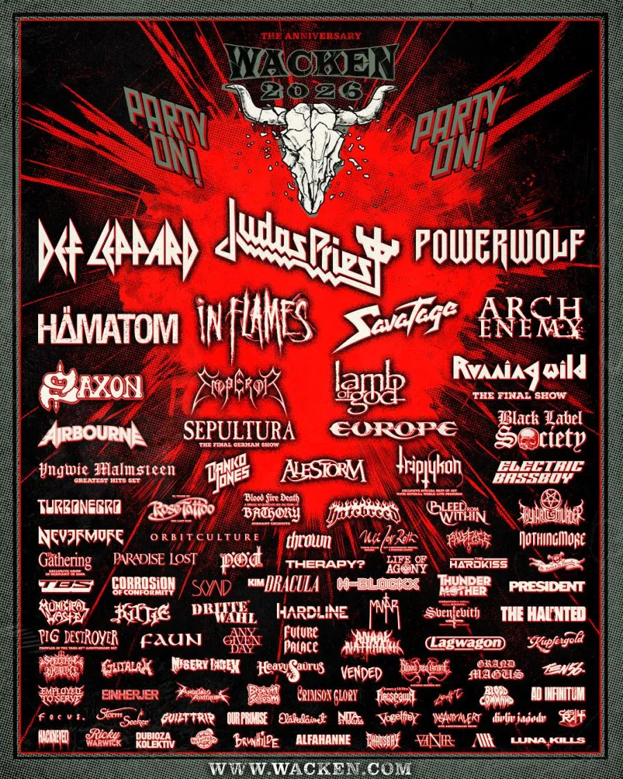 Wacken Open Air 2026 - 29/07/2026 (4 days) - Wacken - Germany