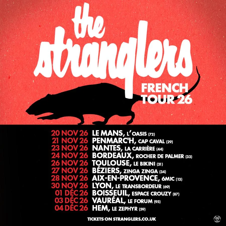 Event The Stranglers - 27/11/2026 - Béziers - Zinga Zanga - France